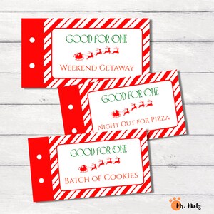 Christmas Coupon Book | Stocking Stuffer | Printable Coupon Book | DIY ...