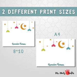 DIY Ramadan Eid Lantern Handprint Art Craft Printable | Kids Craft ...