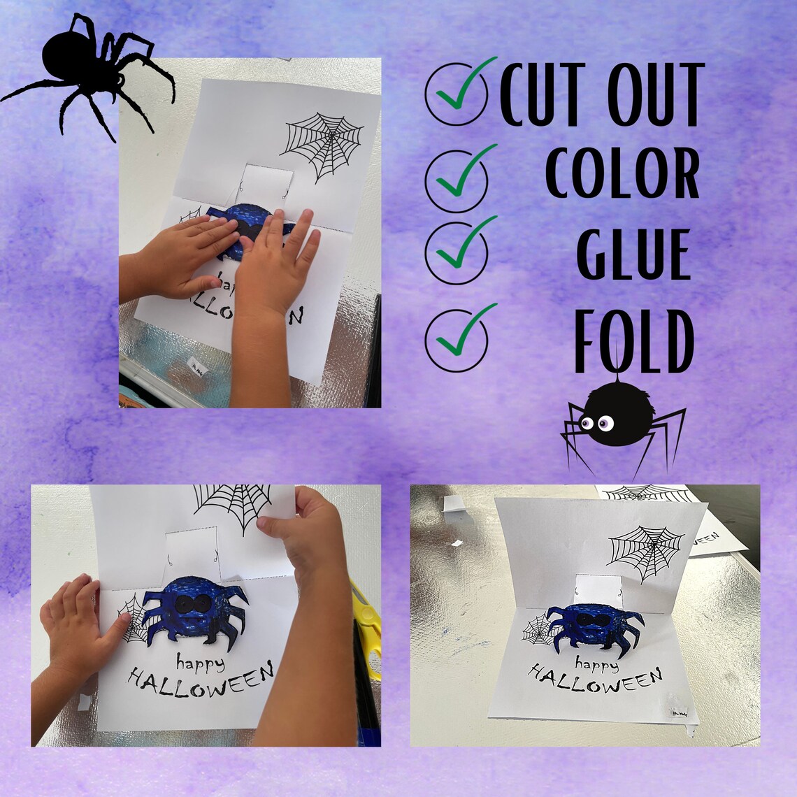 Happy Halloween Pop up Card Halloween Cards Handmade - Etsy