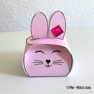 Printable Bunny Basket Template | DIY Easter Basket for Kids | Easter ...