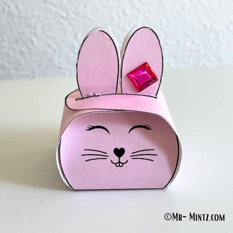 Printable Bunny Basket Template | DIY Easter Basket for Kids | Easter ...