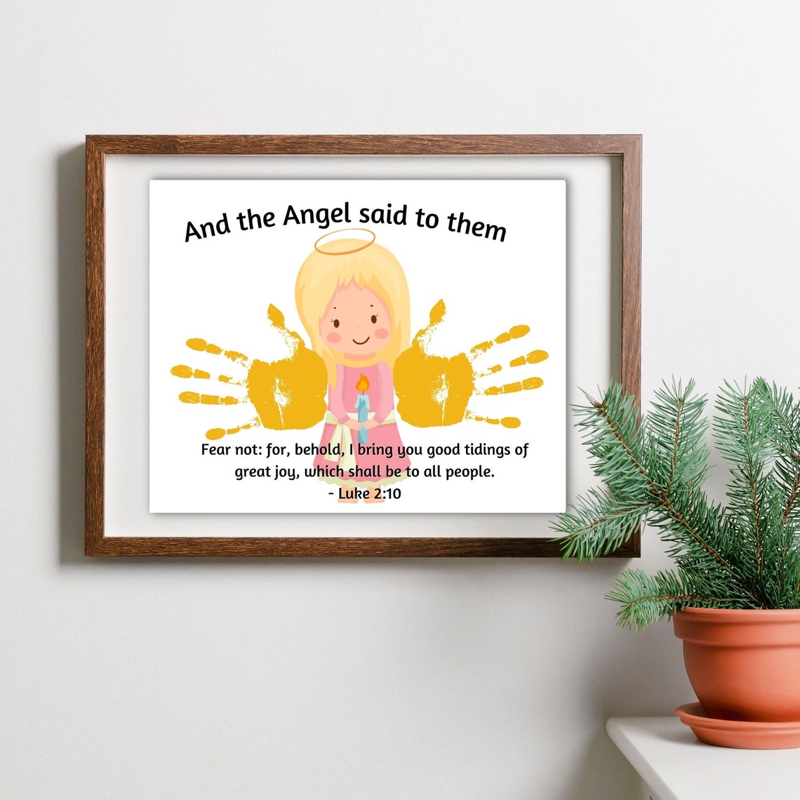 Christmas Nativity Handprint Art Craft Set Download Nativity - Etsy