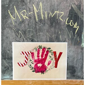 Christmas JOY Handprint Art Craft Template Printable Downloads ...