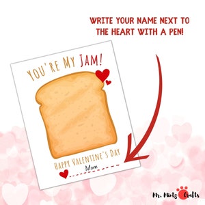 Valentines Handprint Art | You Are My Jam | Valentines Day Handprint ...