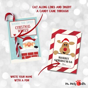 Candy Cane Holder Bundle | Candy Cane Gram | Christmas Candy Cane ...