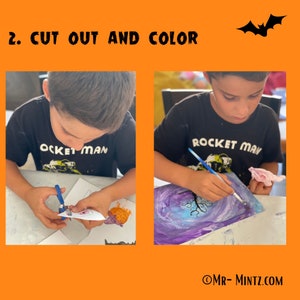 Easy Halloween Diorama Craft Project for Kids Cute Halloween Decor Fall ...