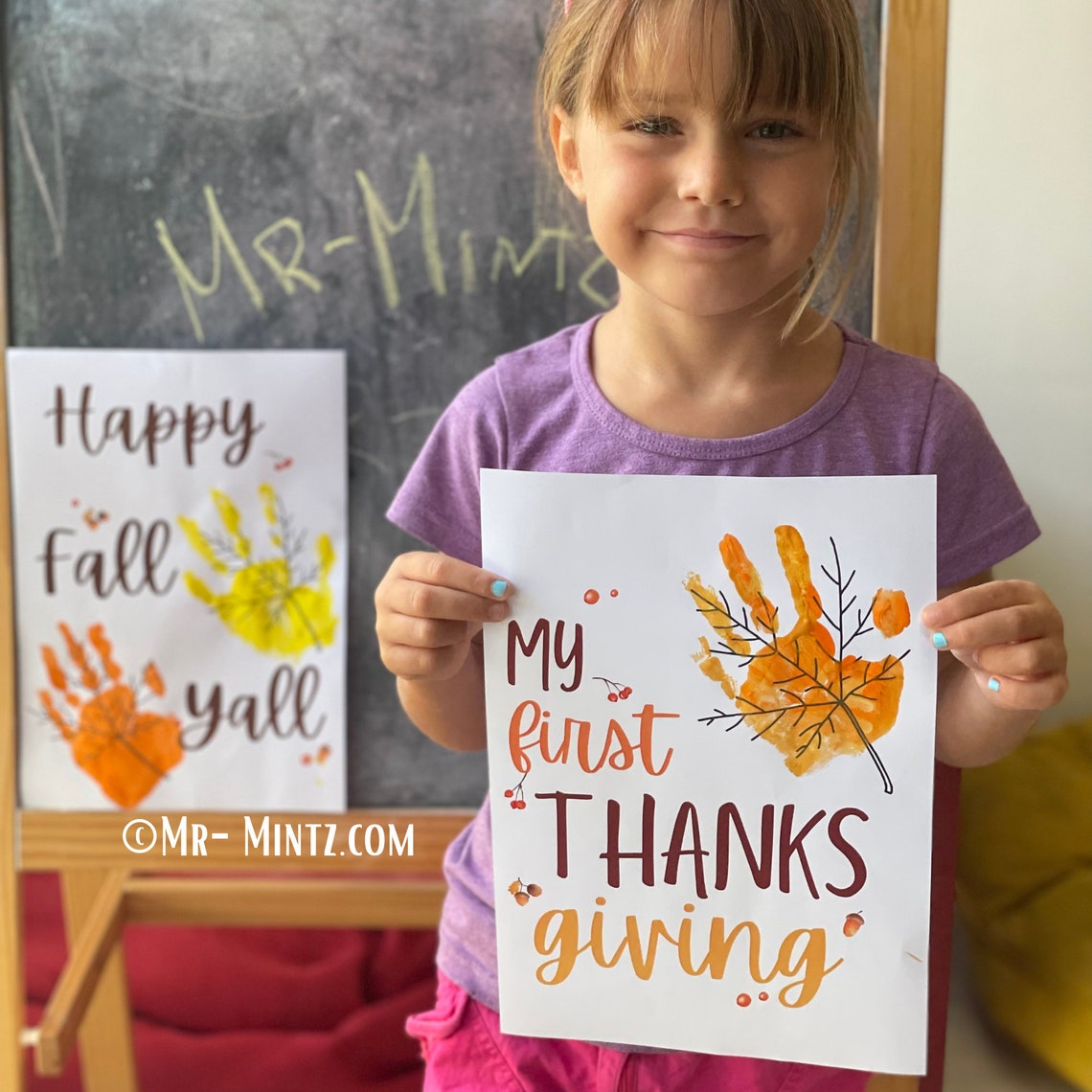 Thanksgiving Handprint Footprint Art Craft Bundle Turkey - Etsy