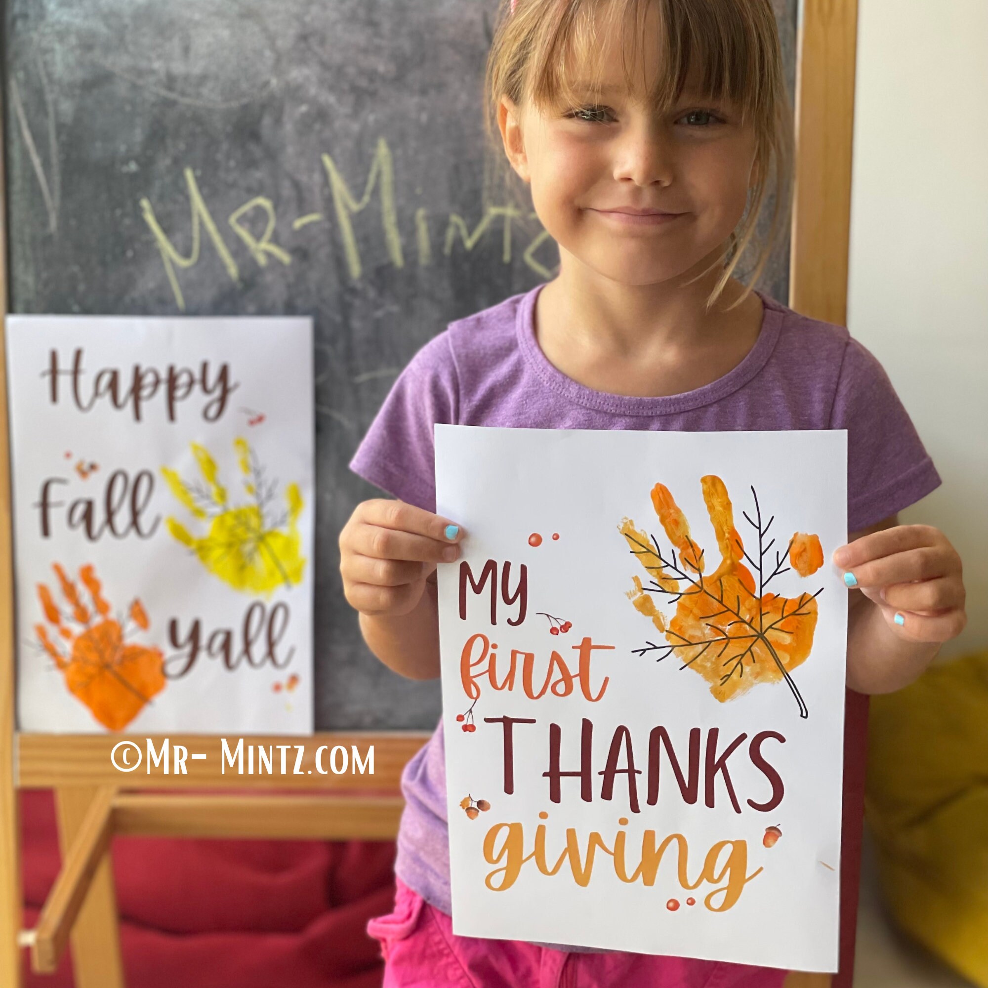 Thanksgiving Handprint Footprint Art Craft Bundle Turkey - Etsy