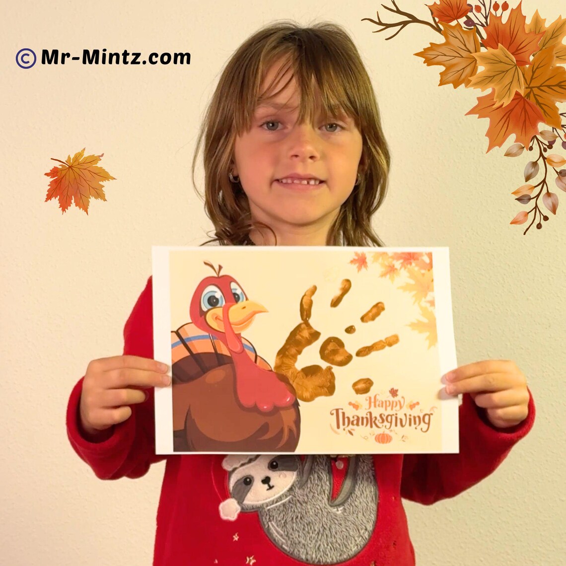Thanksgiving Handprint Art Craft Activities for Kids | Turkey Craft ...