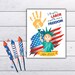 Labor Day Handprint Art Crafts Labour Day Gift Labor Day Preschool ...
