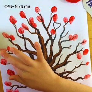 Teacher Appreciation Week Gift Handprint Art Craft Printable | Thank ...