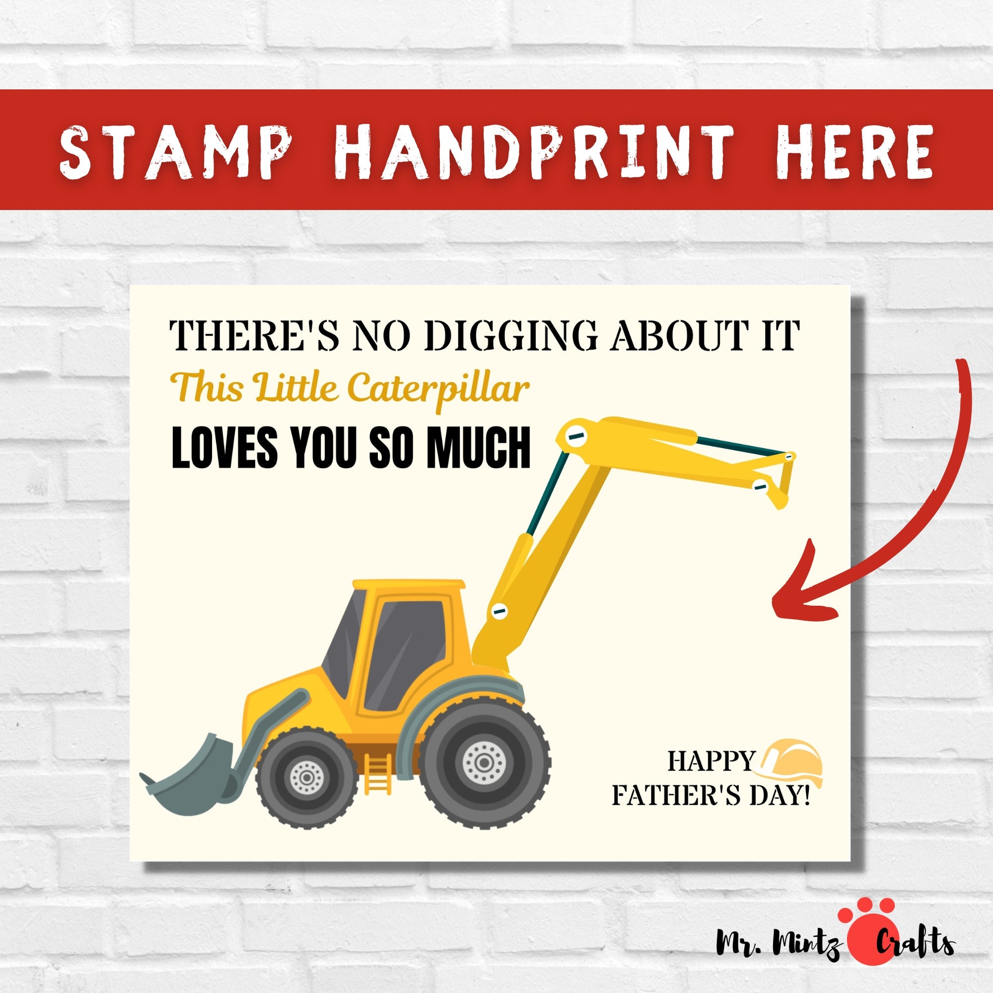 Handprint Art Craft Father's Day Gift for Dad Grandpa Papa - Etsy