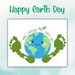 Earth Day Handprint Craft Earth Day Printable Kids Earth Day Activities ...