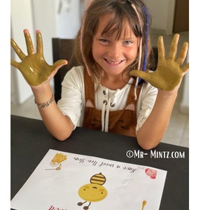 Rosh Hashanah Handprint Art Craft Rosh Hashanah Card Rosh Hashanah Gift ...