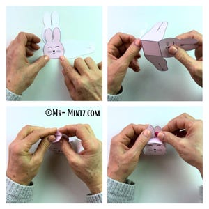Printable Bunny Basket Template | DIY Easter Basket for Kids | Easter ...