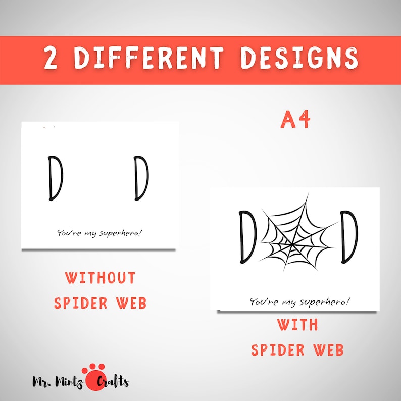 You Are My Superhero Gift for Dad From Kids | Daddy Superhero Handprint ...