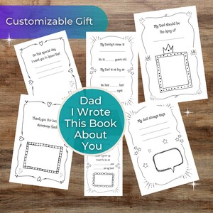 Fathers Day Book | Father's Day Gift From Kids Funny | I Love My Dad ...