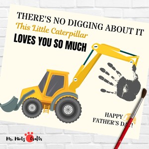 Handprint Art Craft Father's Day Gift for Dad Grandpa Papa ...