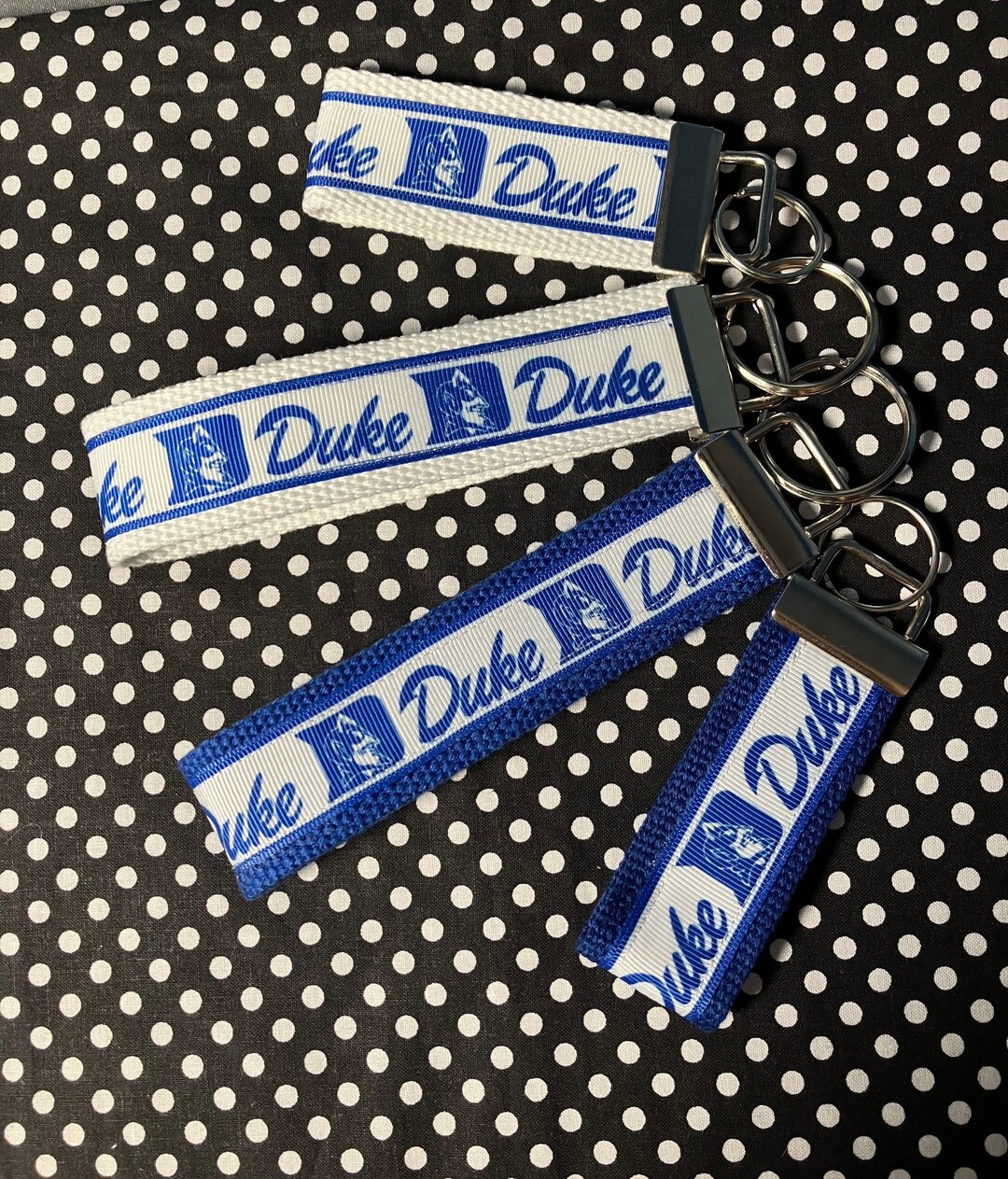 Personalized Duke University Inspired Key Fob or Wristlet 2 Sizes ...