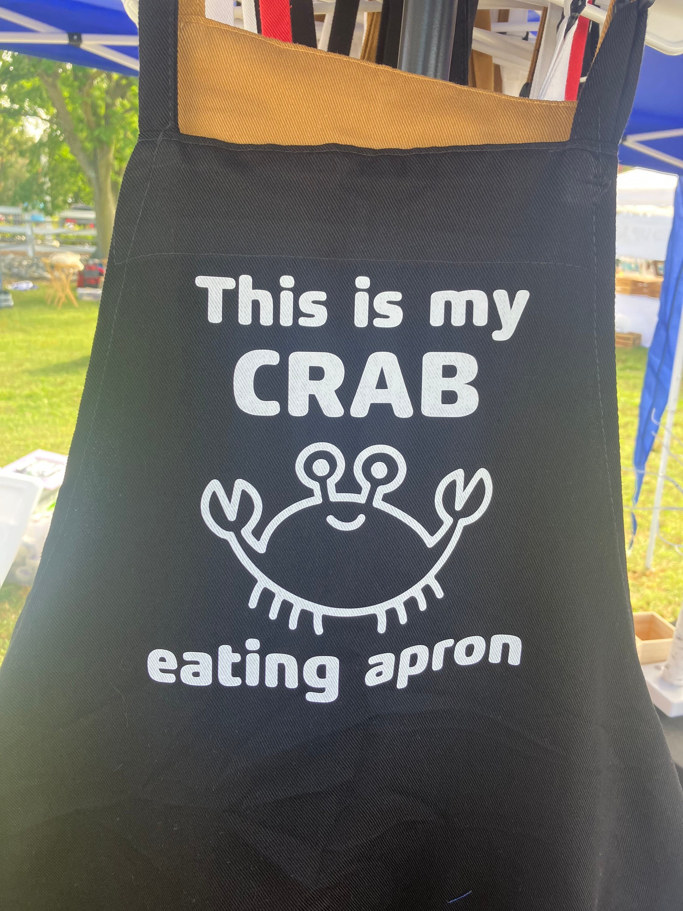 My Crab Eating Apron Personalized FUN Aprons for All - Etsy