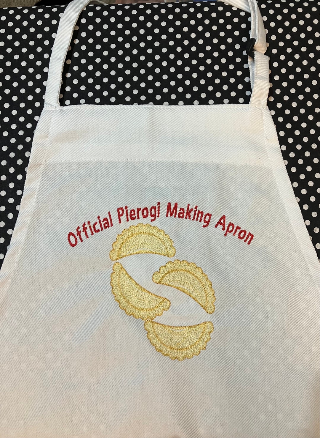 Official Pierogi Making Apron - Polish Personalized Embroidered FUNNY ...