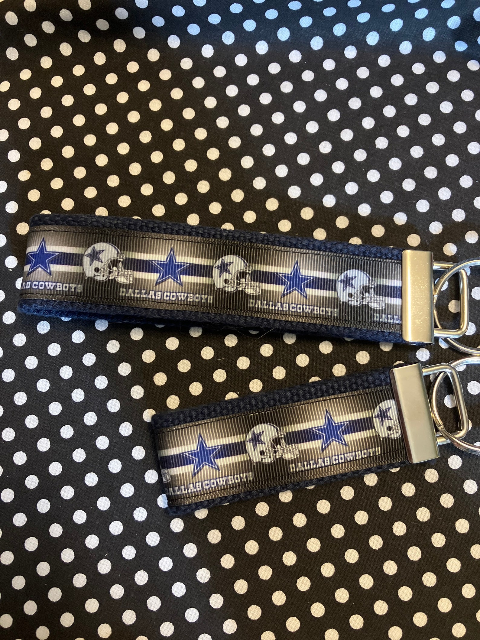 Dallas Cowboys Inspired Personalized Key Fob Wristlet 2 - Etsy