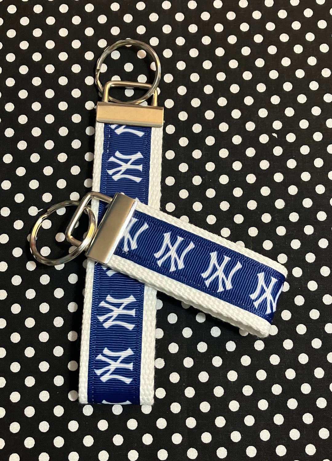 Personalized New York Yankees Inspired Key Fob or Wristlet 2 Sizes ...