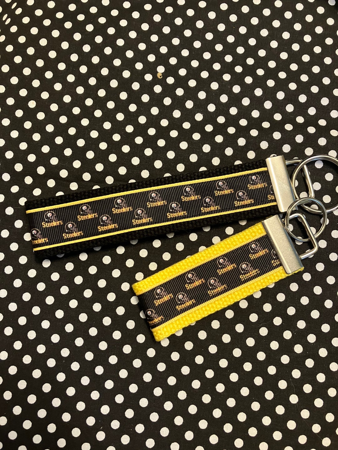 Pittsburgh Steelers Inspired Personalized Key Fob Wristlet - 2 Sizes ...