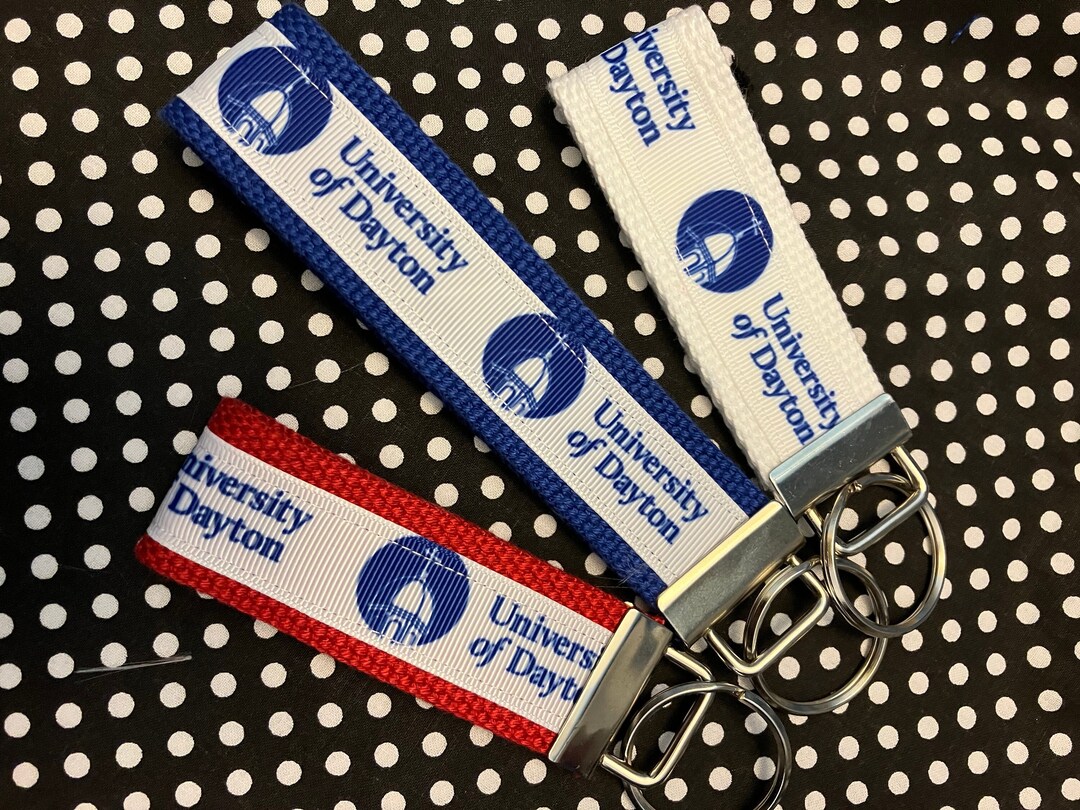 Personalized College Fob - University of Dayton Inspired Key Fob or ...