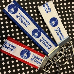 Personalized College Fob - University of Dayton Inspired Key Fob or ...