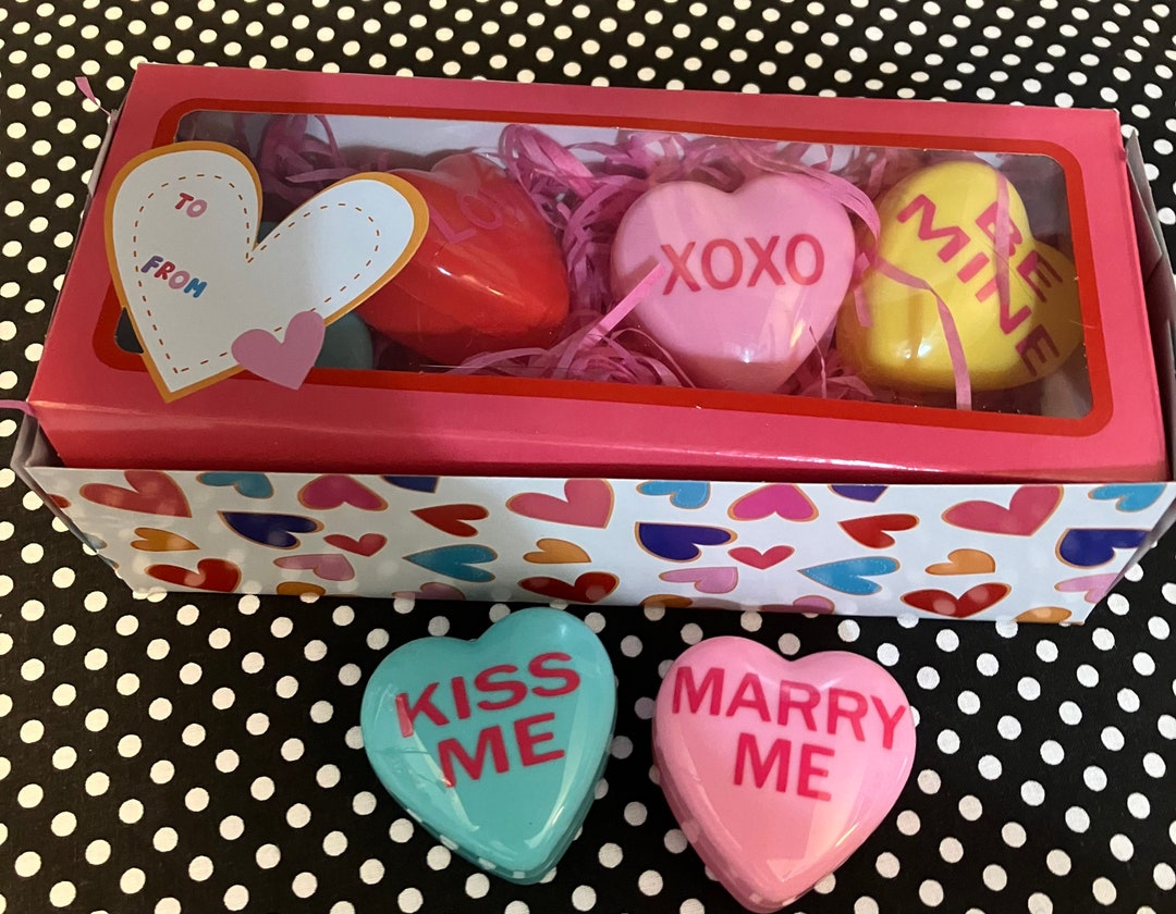 Conversation Heart Inspired Gift Set Valentines Day Can Be Customized ...