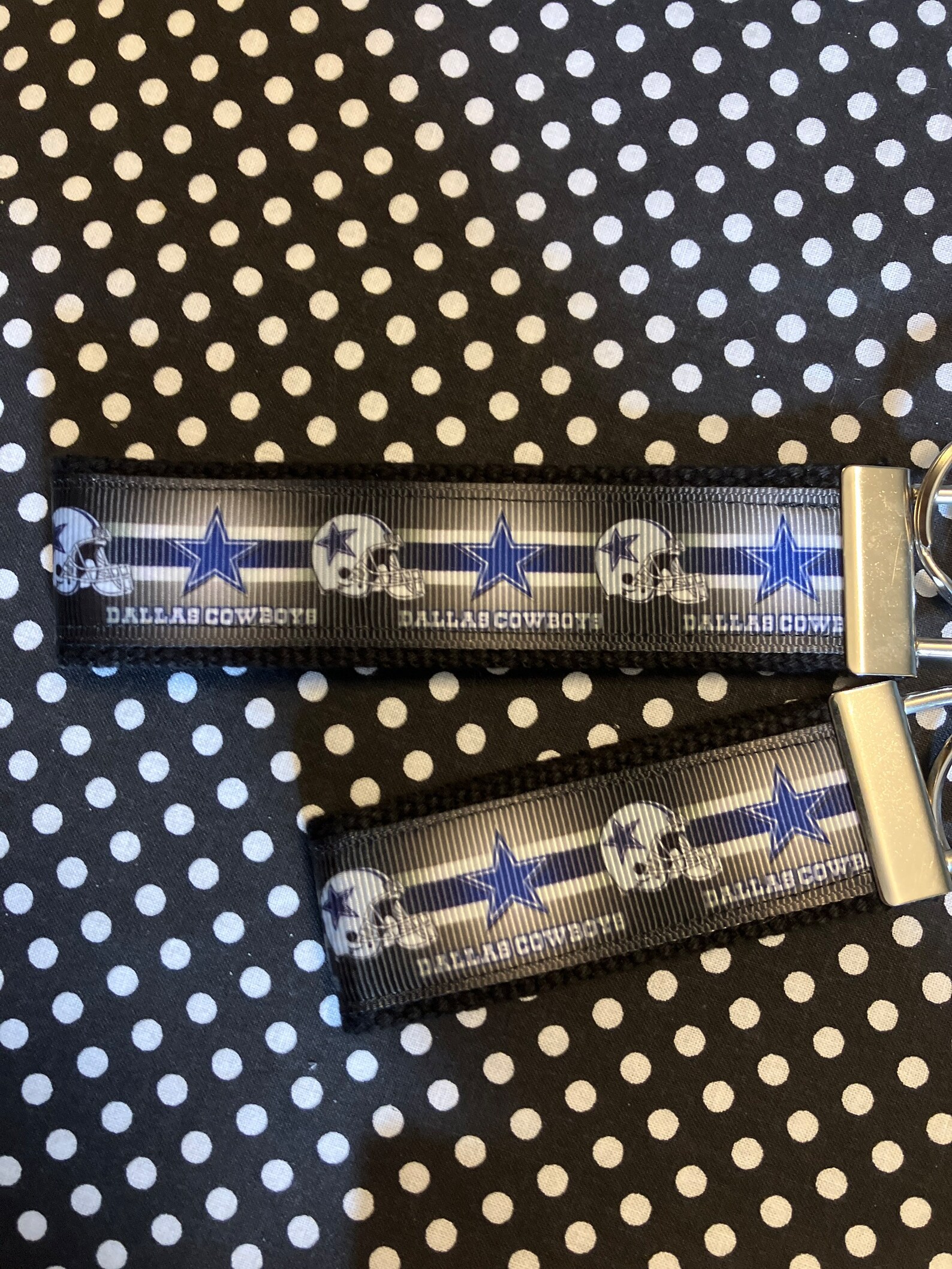 Dallas Cowboys Inspired Personalized Key Fob Wristlet 2 - Etsy