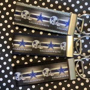 Dallas Cowboys Inspired Personalized Key Fob Wristlet - 2 Sizes ...