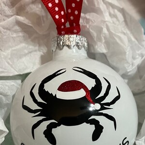 Santa Claws - Crab Inspired Personalized 2024 Christmas Ornament ...