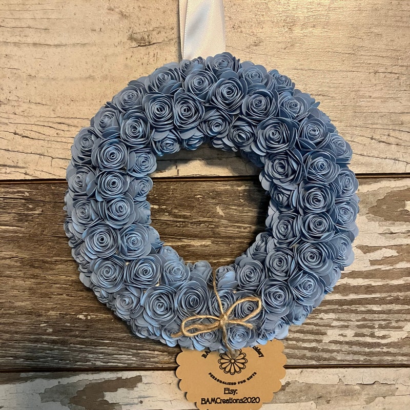 Paper Wreath - Etsy