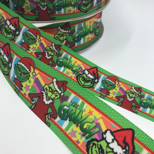 Grinch Ribbon - Etsy UK