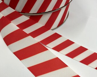 Red Striped Ribbon | Etsy