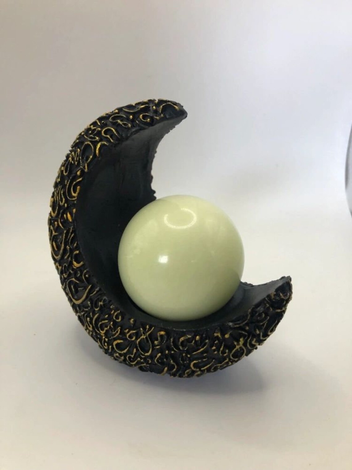 Moon Sphere Holder With Glow in the Dark Sphere Gift Set - Etsy