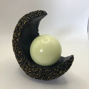 Moon Sphere Holder With Glow in the Dark Sphere Gift Set - Etsy