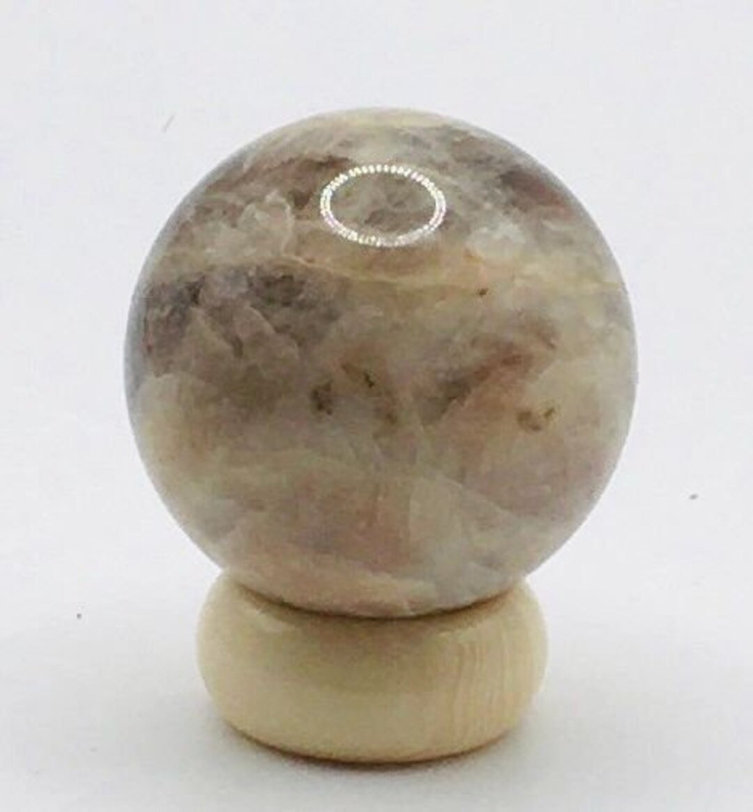 Moonstone Sandstone Sphere 40mm - Etsy