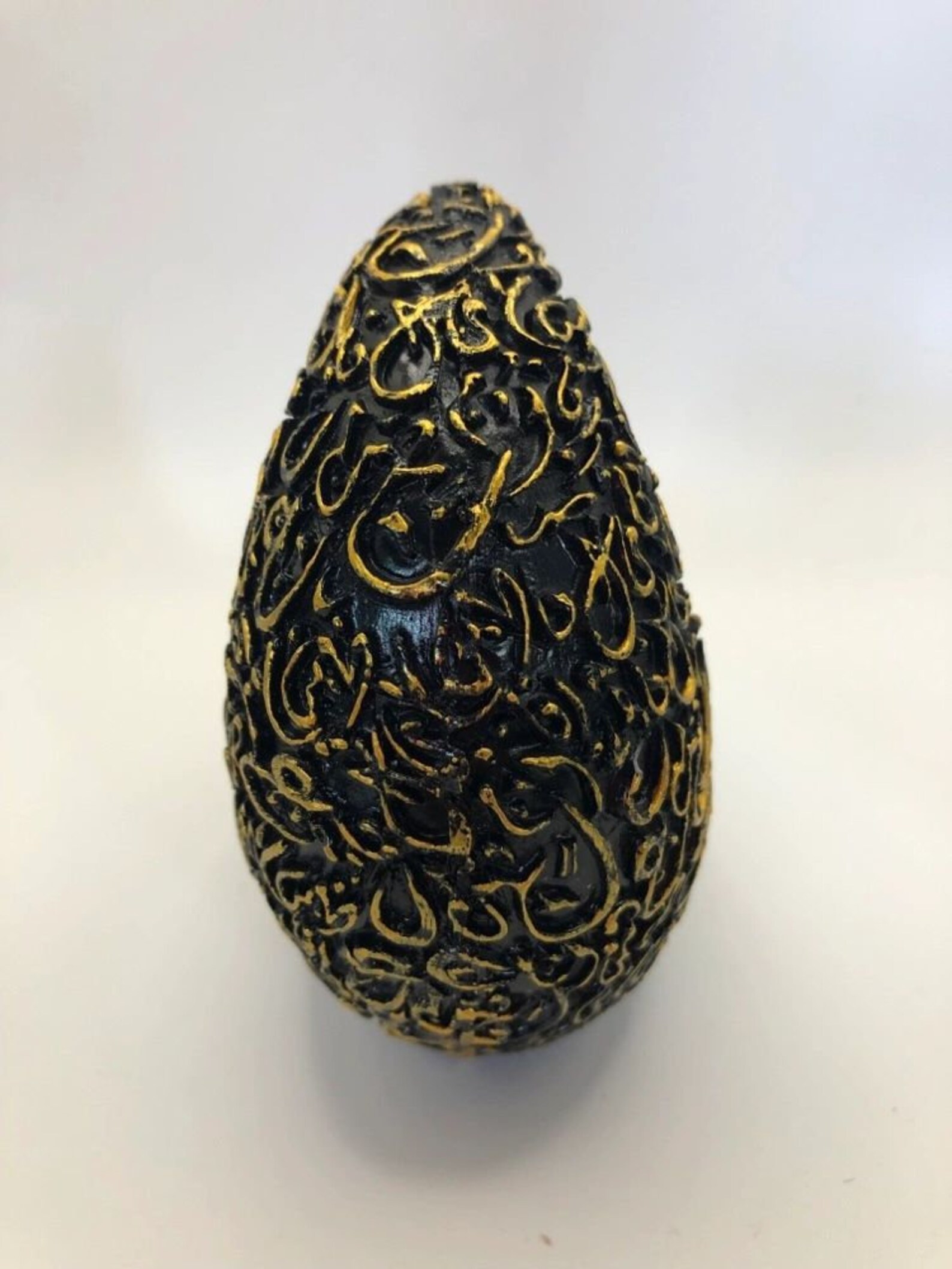 Black & Gold Half Moon Sphere Holder - Etsy