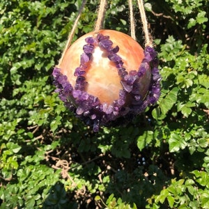 Crystal Hanging Sphere Holder - Etsy