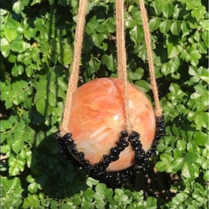 Crystal Hanging Sphere Holder - Etsy
