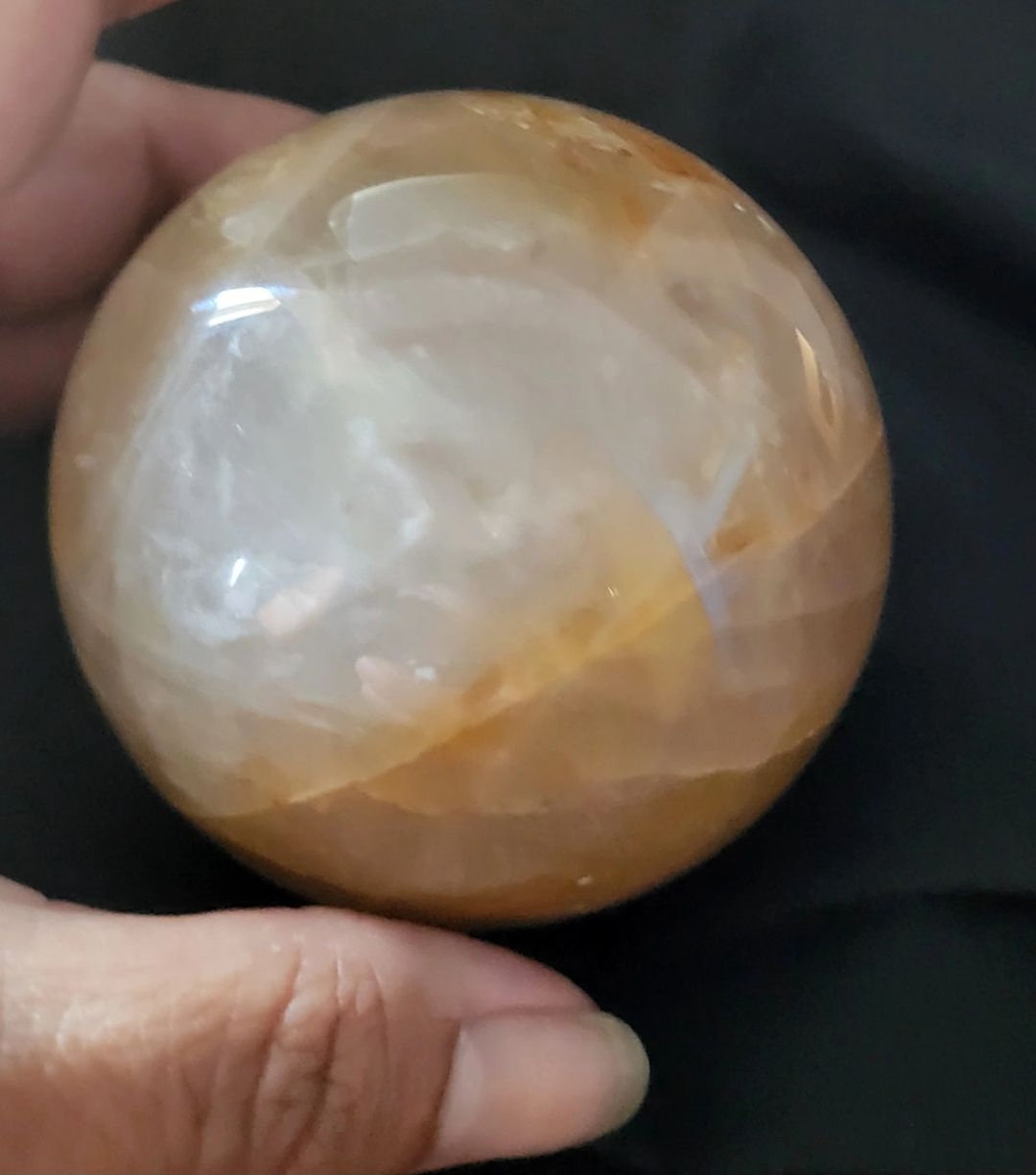 Milky Golden Healer Quartz Sphere 72 Mm - Etsy