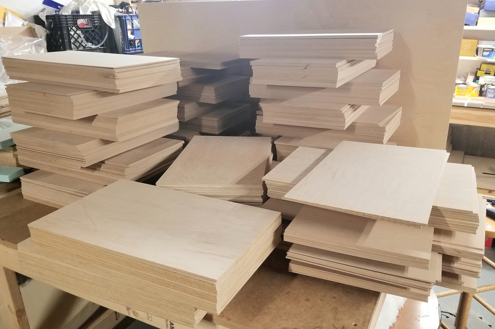 Hawaii, Alaska, and Puerto Rico--- 1/8” MDF - 3MM ~12”x19” - 20 Sheets ...