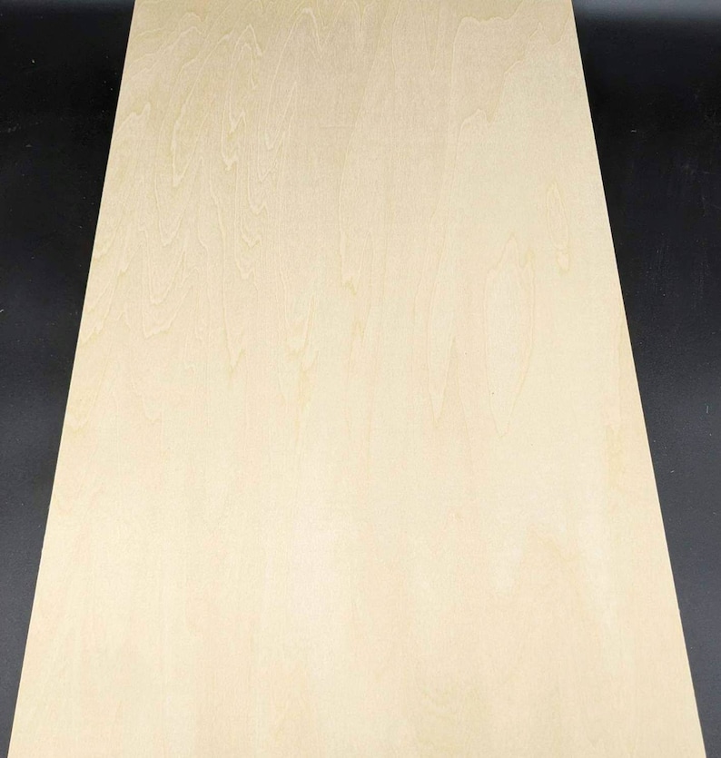 Laser Wood Sheets ~1/8" - Maple, White Birch, Sapele, Walnut, Cherry ...