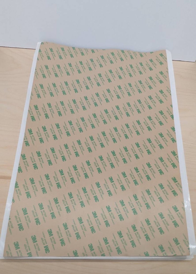 3M 467MP Double Sided Adhesive Tape Rolls and Sheets - Etsy