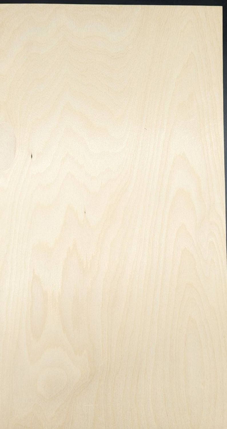 Laser Wood Sheets ~1/8" - Maple, White Birch, Sapele, Walnut, Cherry ...