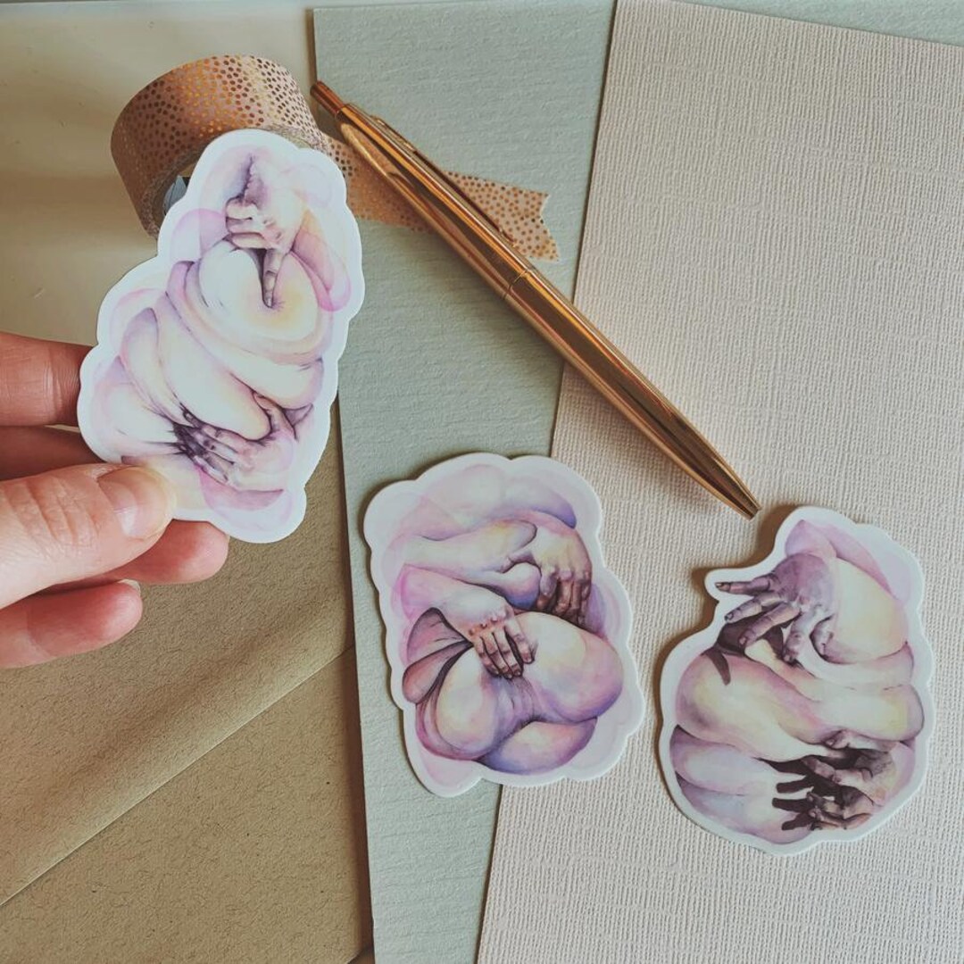 Love Your Belly - Sticker Pack - Etsy