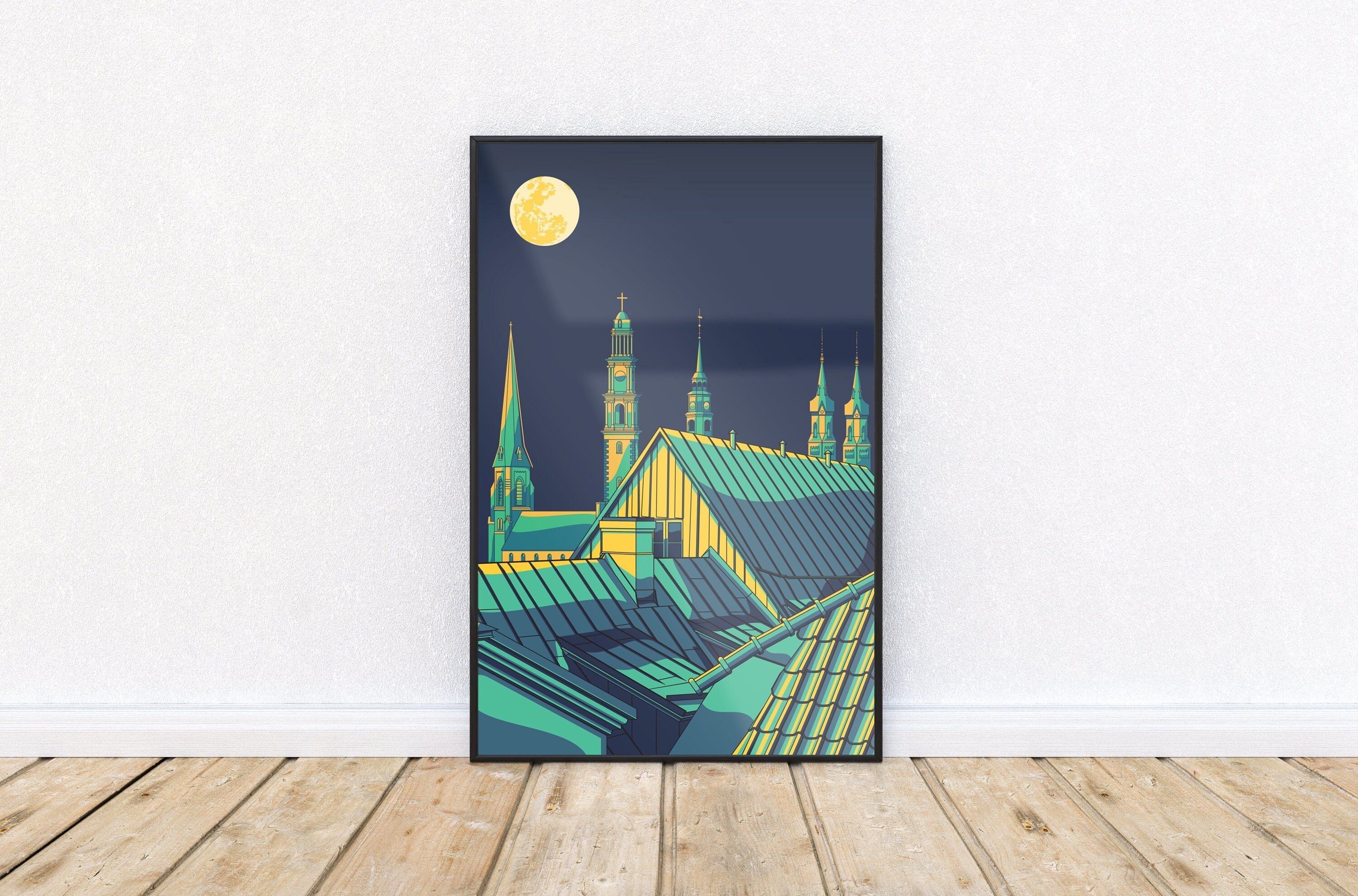 Clustered Spires of Frederick Maryland Poster Print 11x17 - Etsy